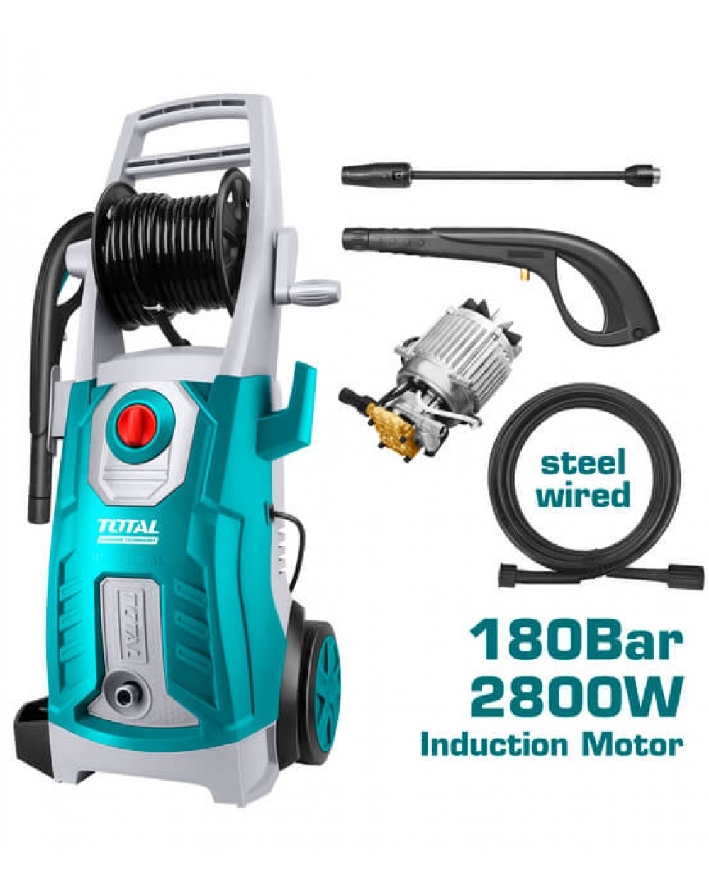 TOTAL TGT11266 High Pressure Washer 2.800w