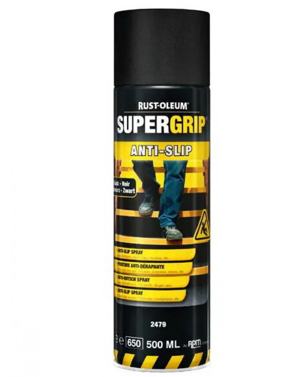 SUPERGRIP ANTI-SLIP SPRAY FOR EVERY SURFACE 500ml BLACK